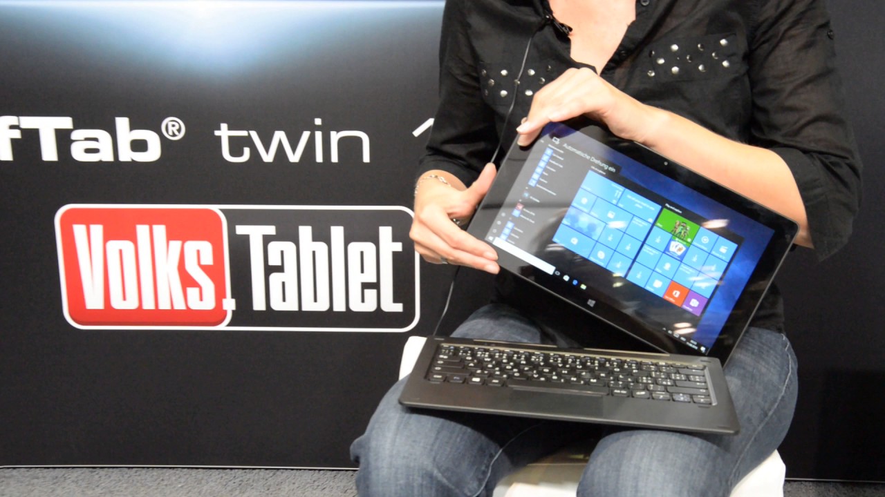 TrekStor SurfTab® twin 11.6 ist das neue Volks-Tablet: 2in1-Device mit ...